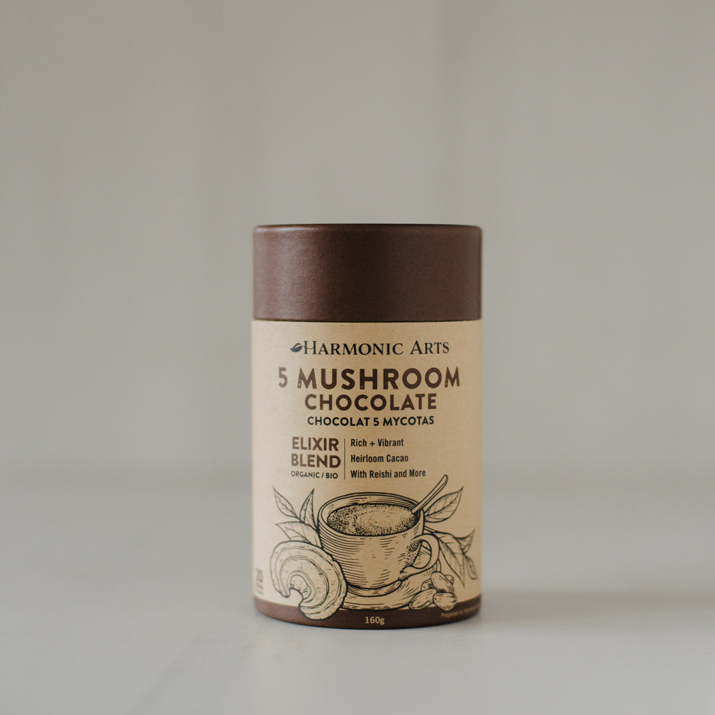 5 Mushroom Chocolate Elixir / Cocoa ~ Harmonic Arts – Bloem Botanicals